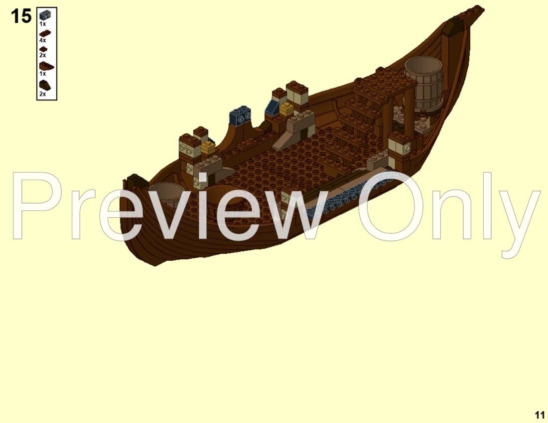Lego Moc Noahs Ark By Endlessages Rebrickable Build With Lego