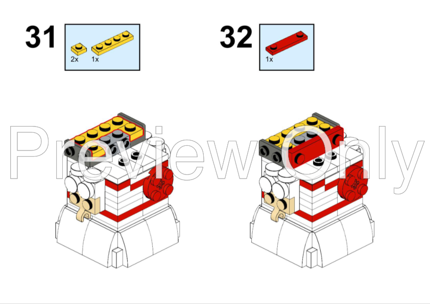 LEGO MOC BrickheadZ Annabelle by skmoc | Rebrickable - Build with LEGO