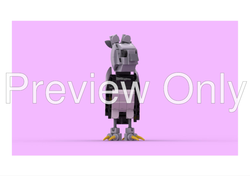 LEGO MOC Harpy eagle (Harpia arpyja) by DiegoFontana | Rebrickable ...