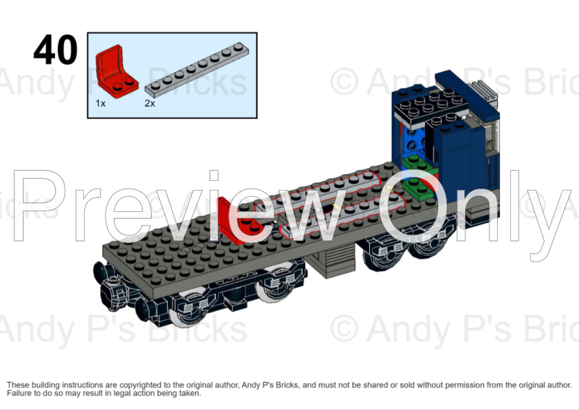 Lego Moc 60197 Alternate Build Class 158 2 Carriage Dmu Train