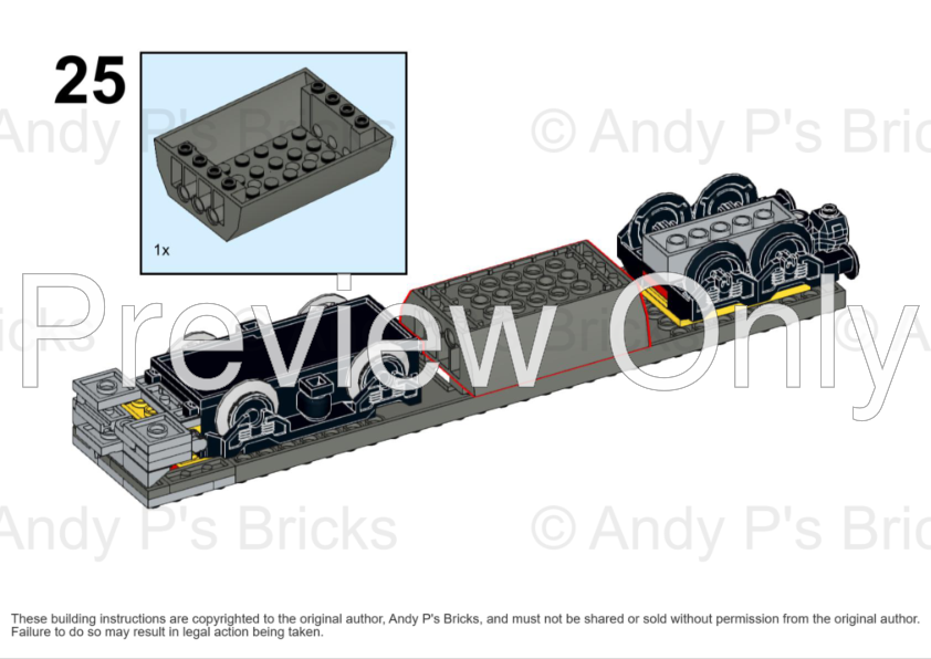 LEGO MOC-190880 60337 Alternate Build - Class 158 Two Carriage DMU ...