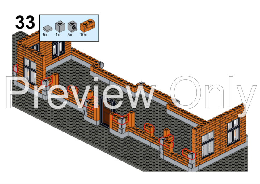 LEGO MOC Magic Kingdom Train Station by Andretect | Rebrickable - Build ...