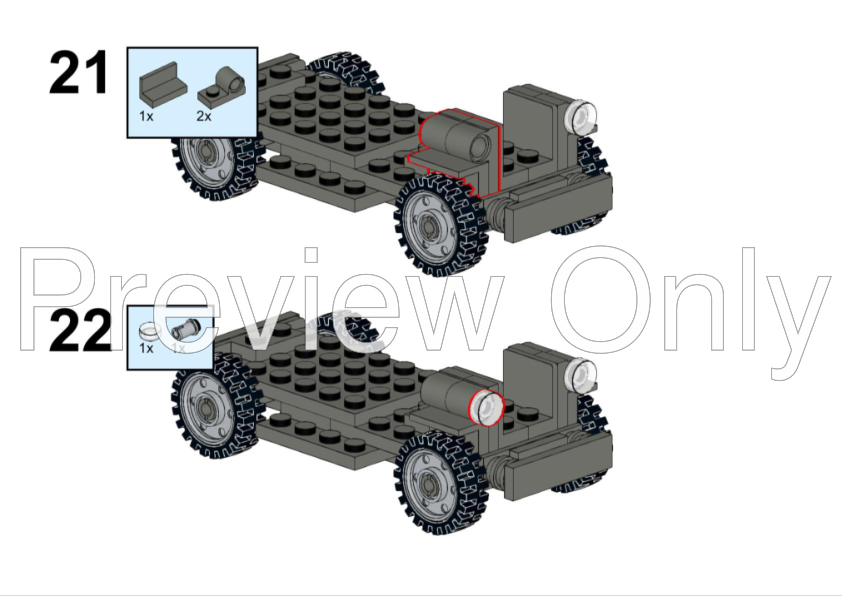 Lego Moc Willys Mb Jeep By Militarybrick Rebrickable Build With Lego
