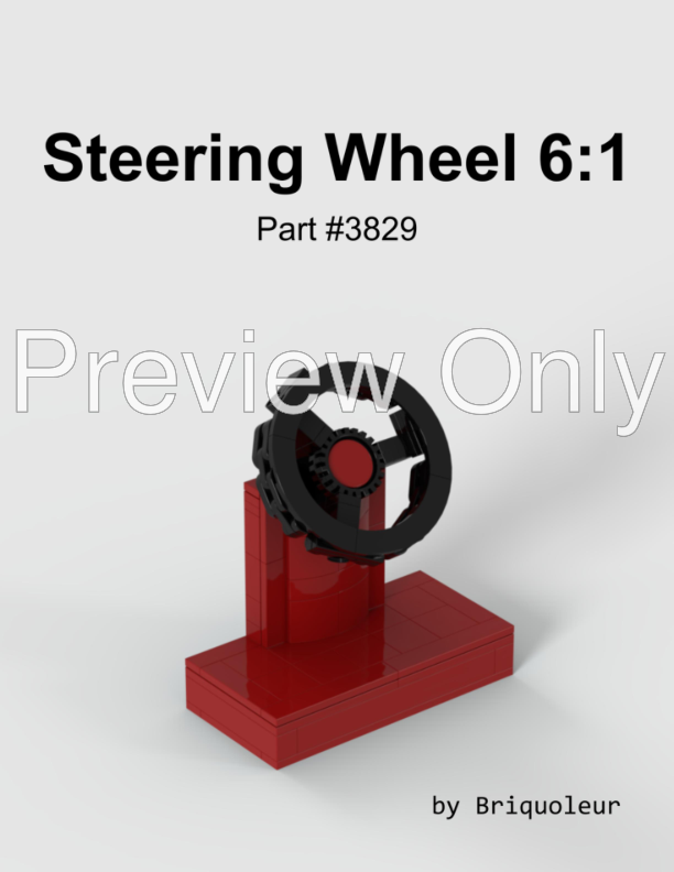 LEGO MOC Upscaled steering wheel by Briquoleur | Rebrickable - Build ...