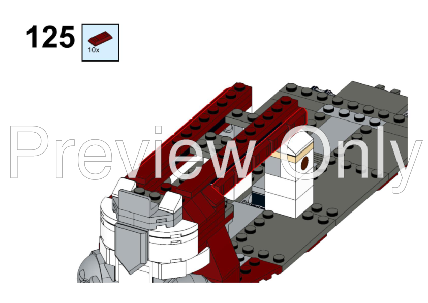 Lego Moc Coruscant Guard Gunship Mod V2 By Eolingan Rebrickable