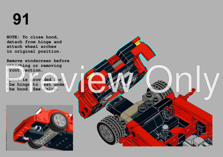 LEGO MOC MadDadBricks' Ultimate F40 PRO by MadDadBricks | Rebrickable - Build with LEGO