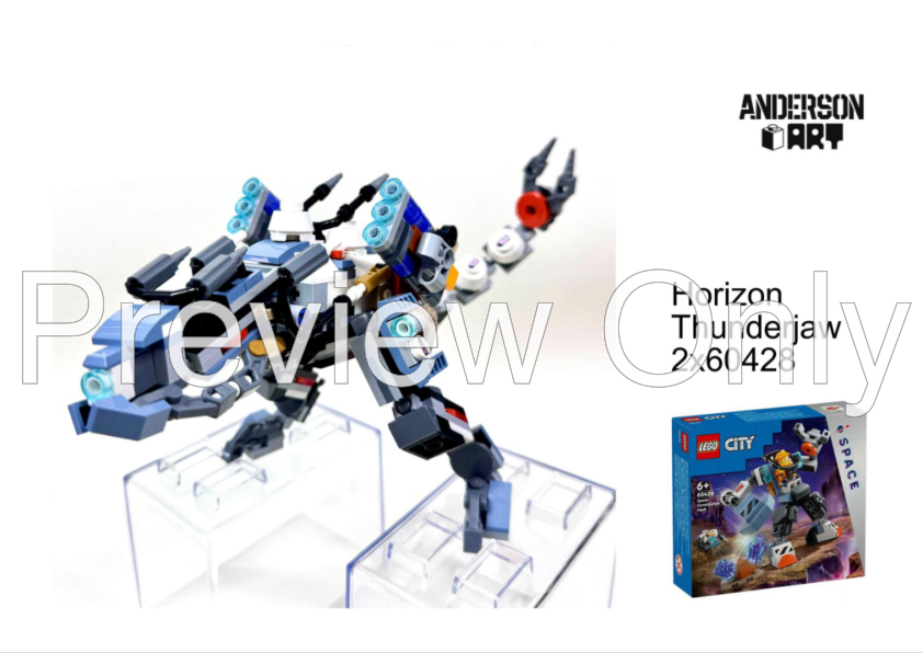 LEGO MOC Horizon Thunderjaw (Space 2x60428) by anderson_brick_art | Rebrickable - Build with LEGO