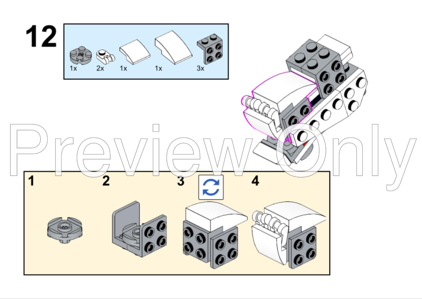 LEGO MOC Wolf bust (LEGO 31134) by anderson_brick_art | Rebrickable ...