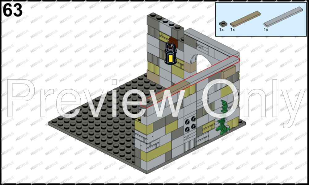LEGO MOC Medieval Water Mill by MOCOPOLIS | Rebrickable - Build with LEGO