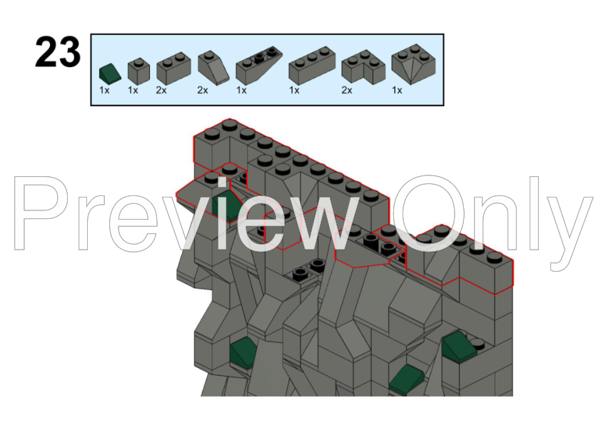 LEGO MOC Left To Rot (Art) by Bangarang- | Rebrickable - Build with LEGO