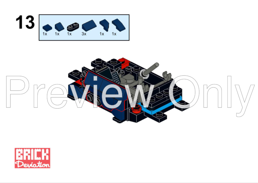 LEGO MOC Ford Mustang Gen3 V8 Supercar Version 2 by Brick Deviation ...