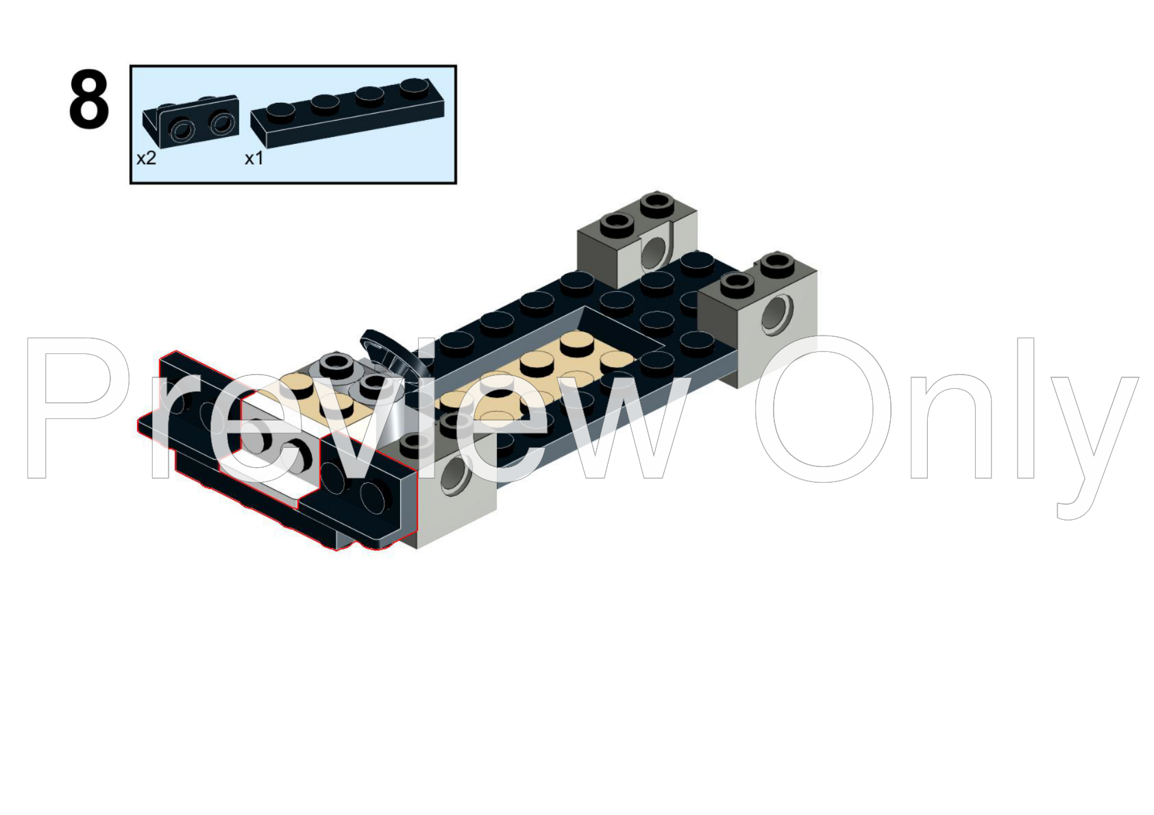 LEGO MOC 75884 Minivan by Keep On Bricking | Rebrickable - Build with LEGO