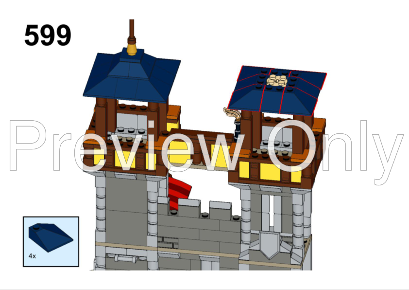 LEGO MOC Black Falcon's Castle Citadel (Complete) by cfricke ...