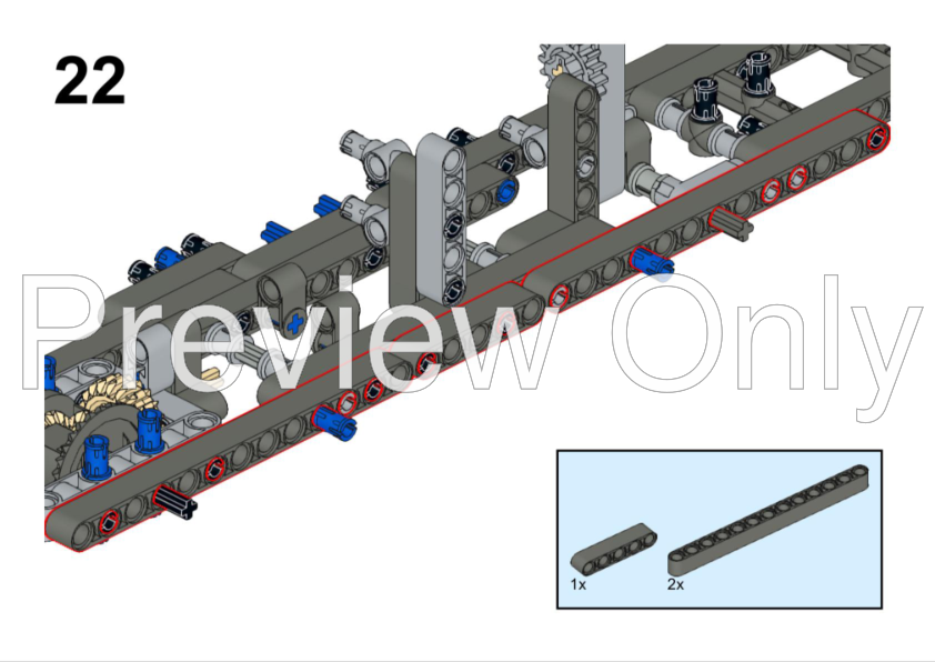 LEGO MOC RC container stacker based on LEGO B-model 42009 by Hinnerk ...