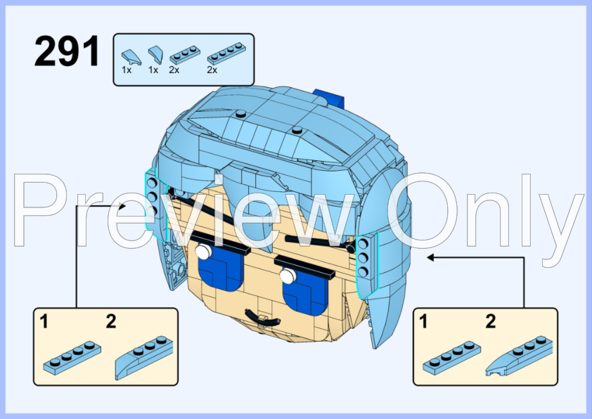 LEGO MOC-192162 Cirno Fumo - Touhou by lavishlump | Rebrickable - Build ...
