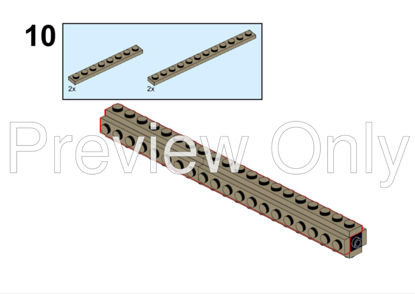 LEGO MOC-192196 hermione's wand by Rhi bricks | Rebrickable - Build ...
