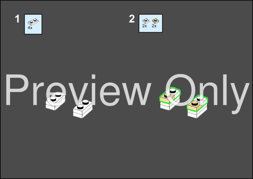 LEGO MOC Zane ZX Brickheadz by Ant0noo | Rebrickable - Build with LEGO