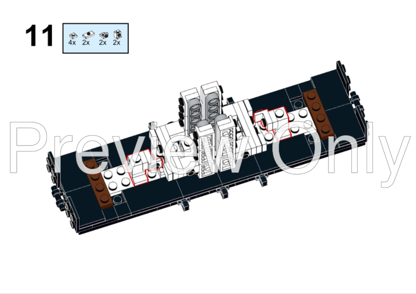 Lego Moc Kpev 4th Class Passenger Coach 8w By Copernicus508