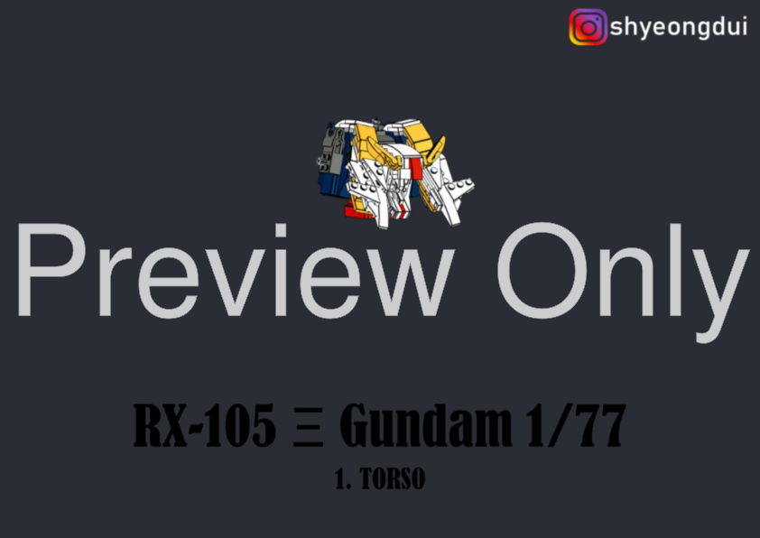 LEGO MOC RX-105 Xi Gundam by shyD | Rebrickable - Build with LEGO