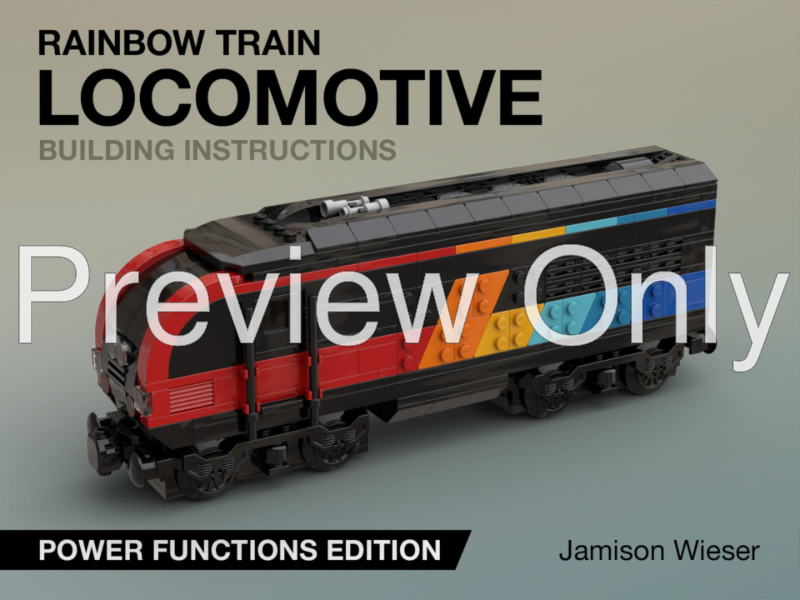 LEGO MOC-192684 Rainbow Locomotive by jamisonwieser | Rebrickable ...