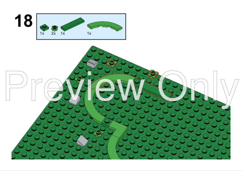 LEGO MOC Modular Display for set 42638 Castle Bed and Breakfast by ...