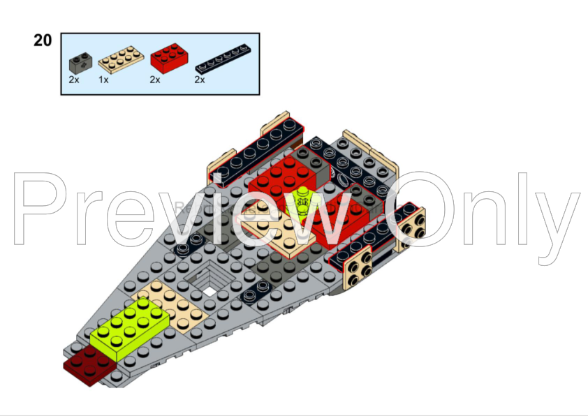 Lego Moc 75375 Falcon Rebuild 4 Pack By Creationcaravan Brad Barber
