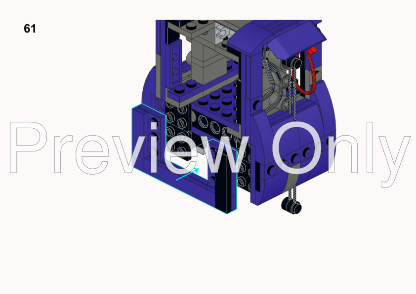 LEGO MOC Withered Bonnie by bluebrickmax | Rebrickable - Build with LEGO