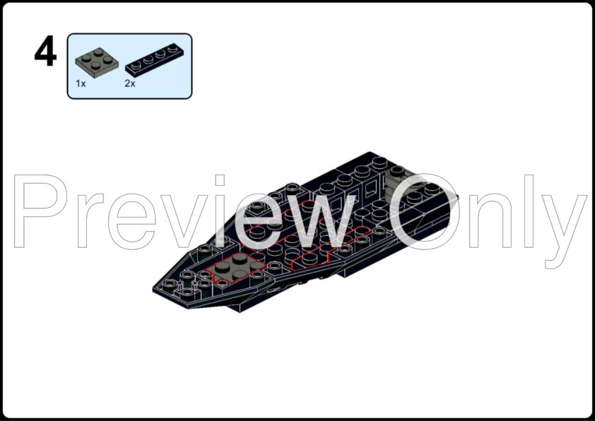 Lego Moc Cruiser Blacktron Version 2 By Mathtuono Rebrickable Build