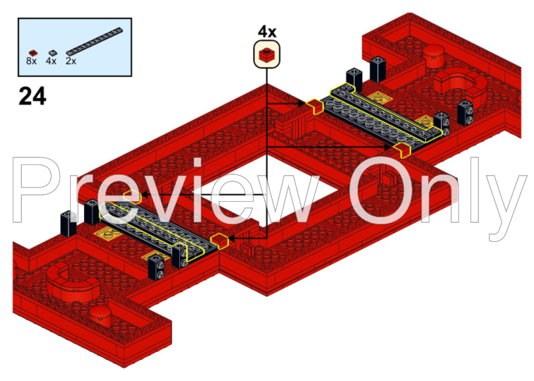 LEGO MOC 6627 Up-Scaled convertible by Briquoleur | Rebrickable - Build ...