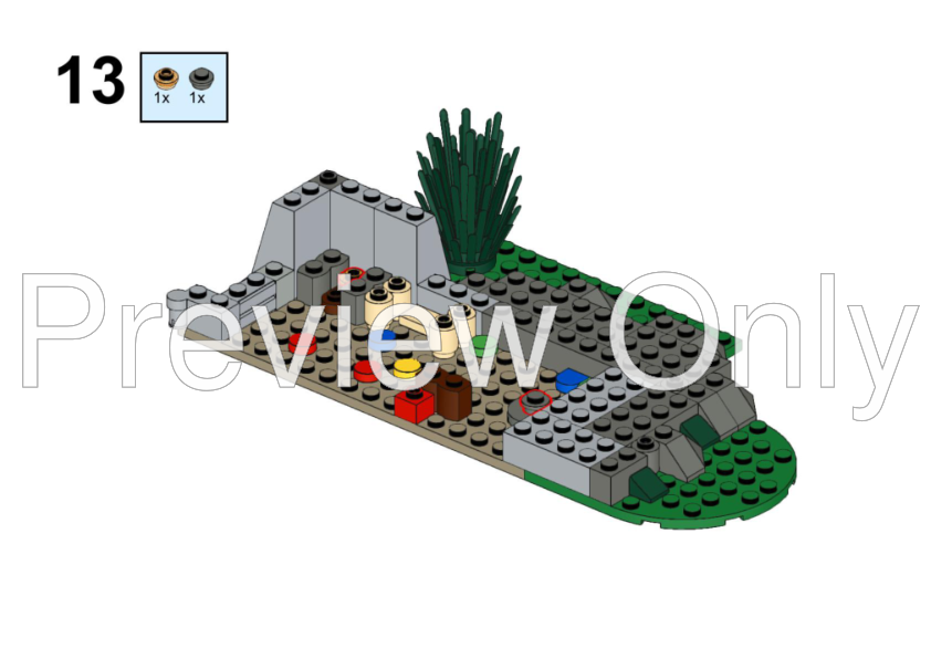 LEGO MOC Shield Painter's Workshop by CastillaClassics | Rebrickable ...