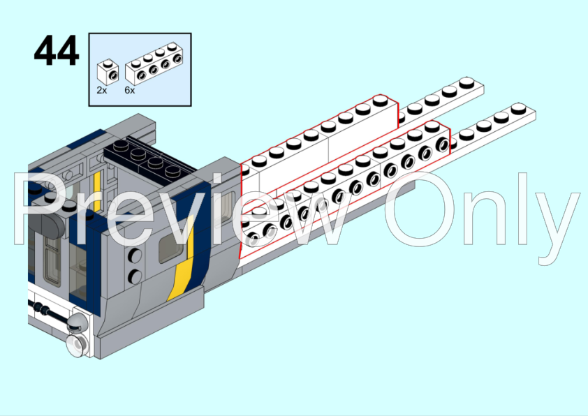 LEGO MOC-193100 LEGO Long Island Railroad LIRR M9 Train by Jays Pieces ...