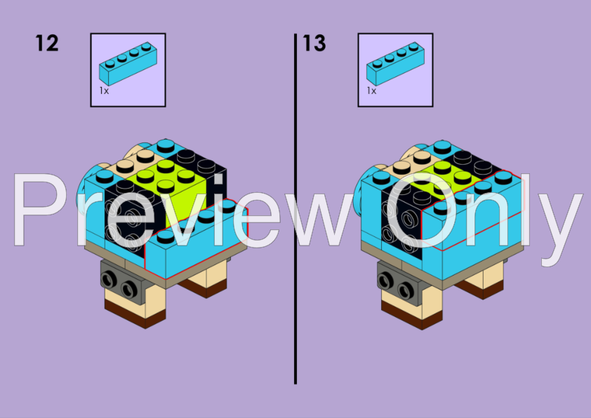 LEGO MOC Lara Croft Brickhead by Bucktopus | Rebrickable - Build with LEGO