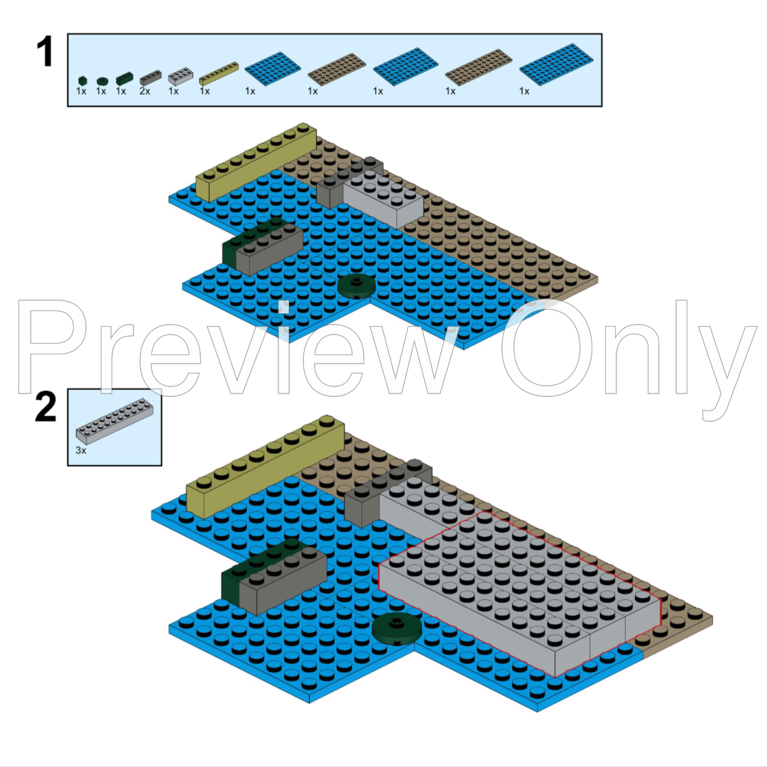 LEGO MOC Modular Docks by BricksBite | Rebrickable - Build with LEGO