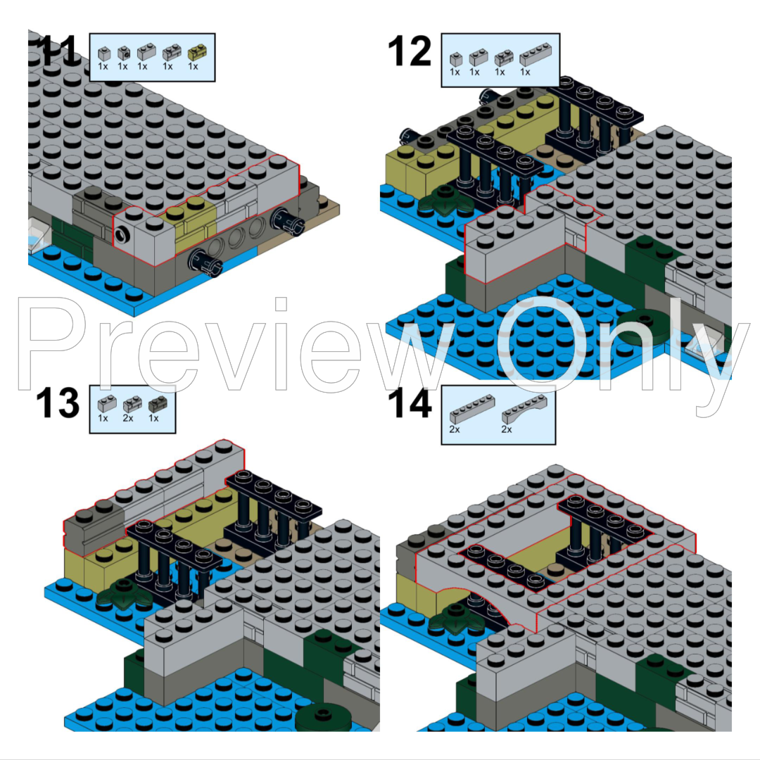 LEGO MOC Modular Docks by BricksBite | Rebrickable - Build with LEGO