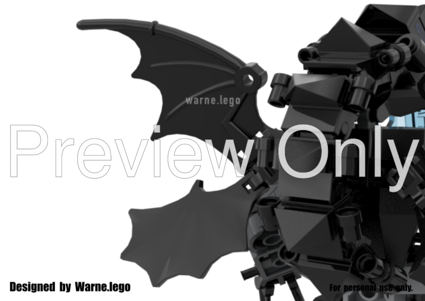 LEGO MOC Bat Mech 001 by Warne.lego | Rebrickable - Build with LEGO