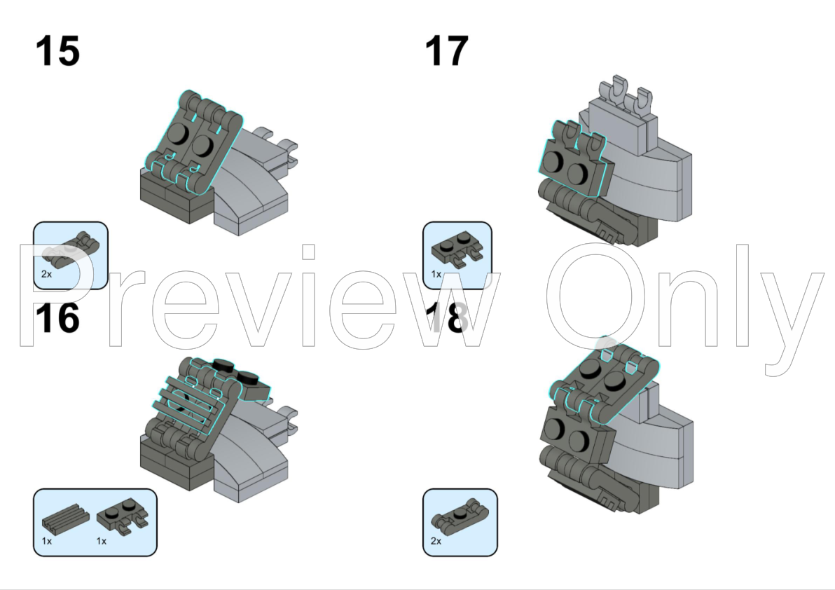 LEGO MOC Advanced Dwarf Spider Droid V2 by ThrawnsRevenge | Rebrickable - Build with LEGO
