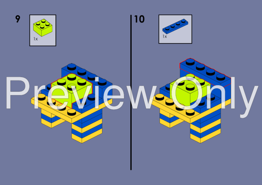 LEGO MOC Cyclops Brickhead by Bucktopus | Rebrickable - Build with LEGO