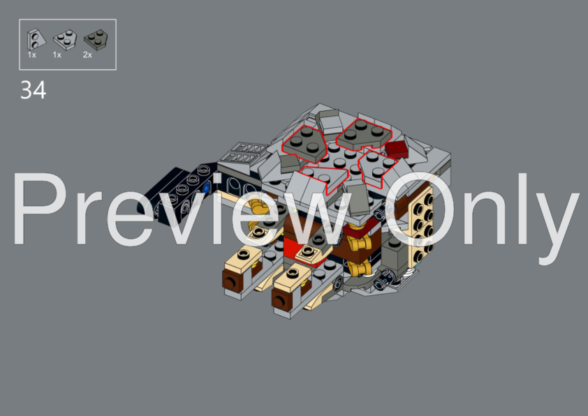 LEGO MOC Dash Rendar's Outrider from 75375 Falcon by Tomasso ...