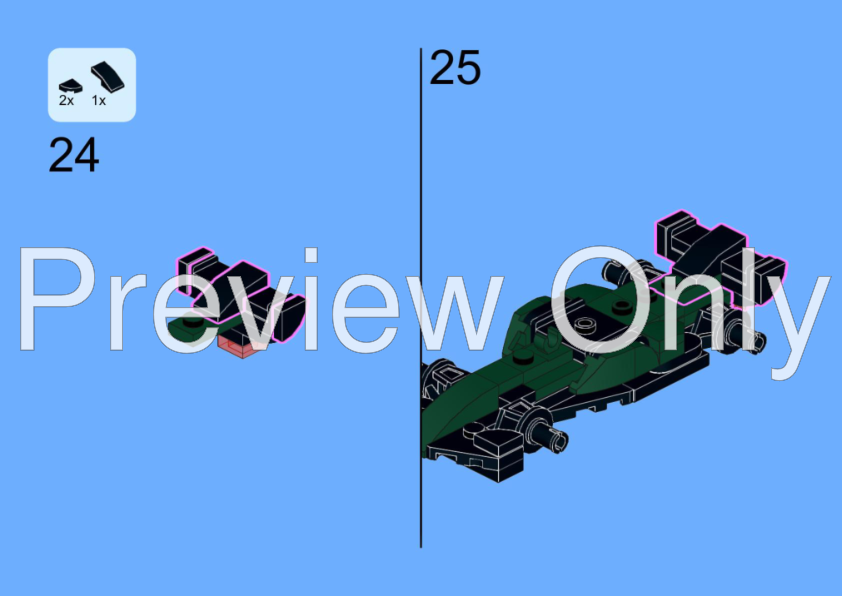 LEGO MOC Mini Speed Champions 2024 1:48/5 stud wide collection by ...