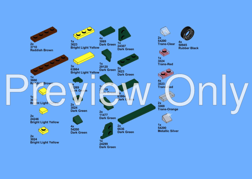 LEGO MOC Mini Speed Champions 2024 1:48/5 stud wide collection by ...