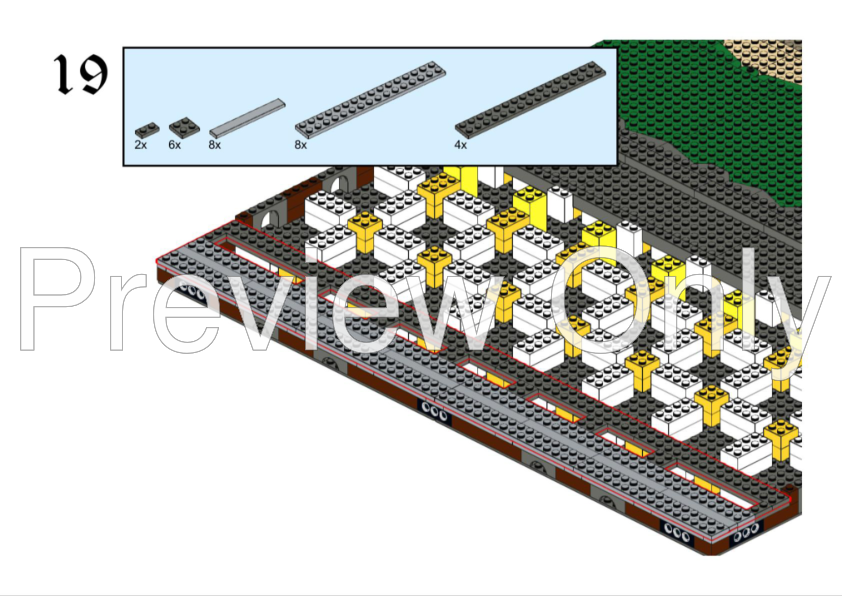 LEGO MOC Red Faction Castle Wall (section 1) by Castlestone ...