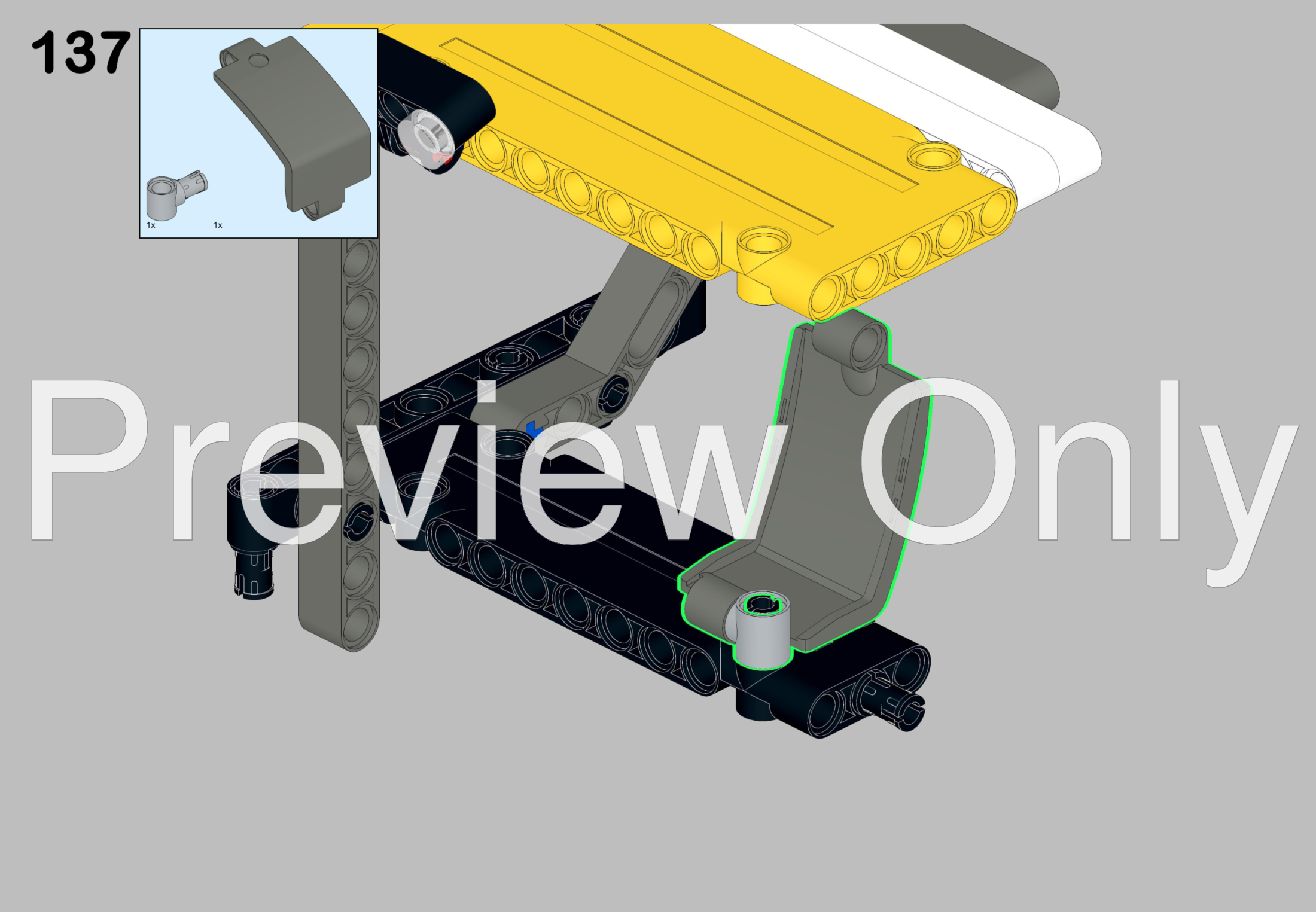 LEGO MOC 42175 B-MODEL IVECO T-way Tipper with ASPHALT PAVER by ...