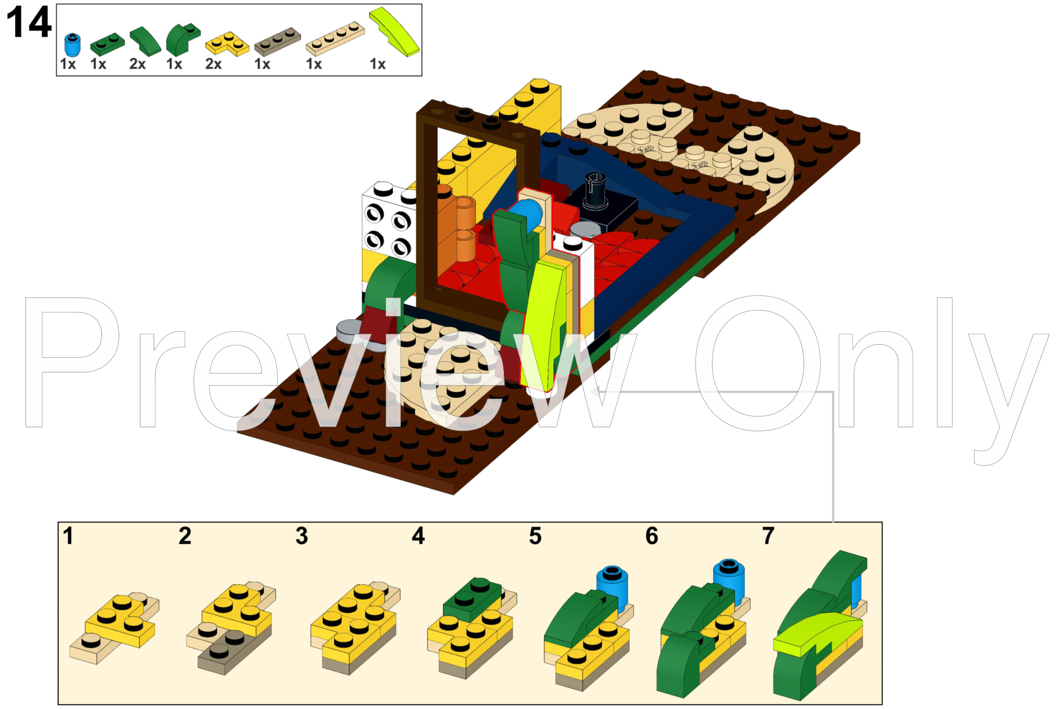 Lego Moc Tiny Townhouse 1 By Brickative Rebrickable Build With Lego