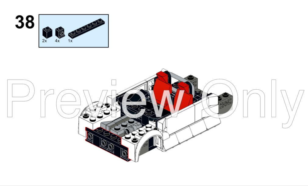 LEGO MOC Nissan Silvia S14 by Londonski_501 | Rebrickable - Build with LEGO