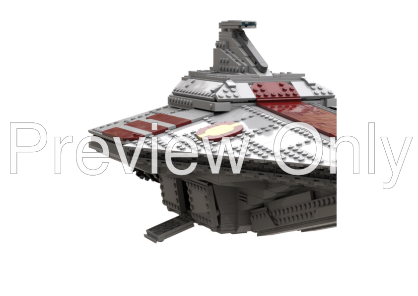 LEGO MOC UCS Acclamator starship by raguidel | Rebrickable - Build with ...