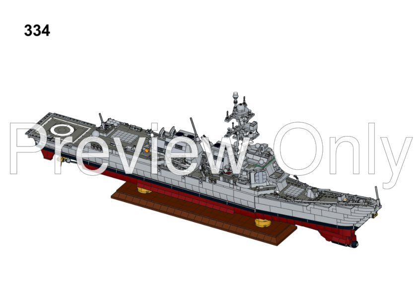 LEGO MOC Arleigh Burke-class destroyer | Flight III by JREYDesigns ...