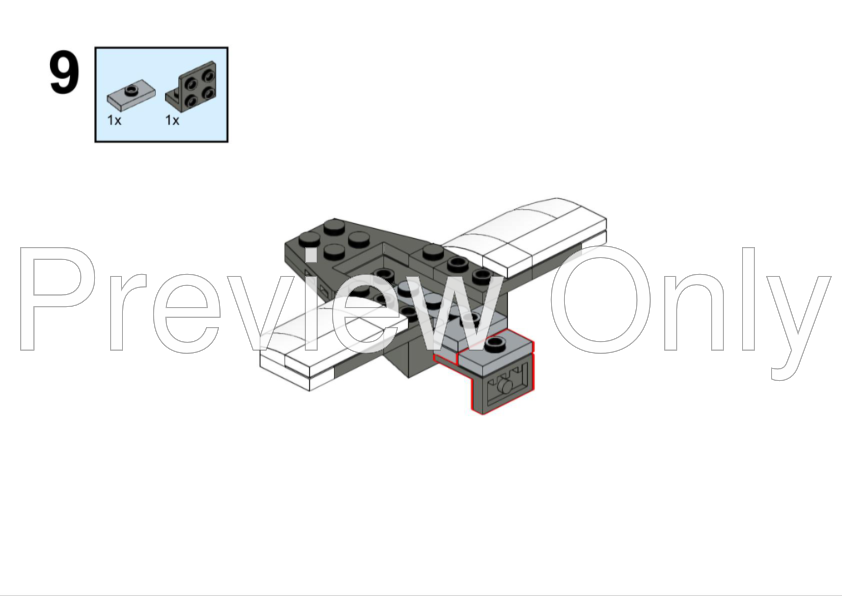 LEGO MOC MQ-3 Needle by Crysh | Rebrickable - Build with LEGO