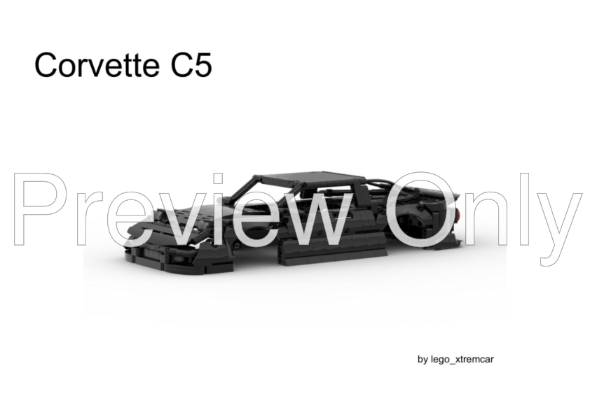 LEGO MOC corvette c5 by lego_xtremcar | Rebrickable - Build with LEGO