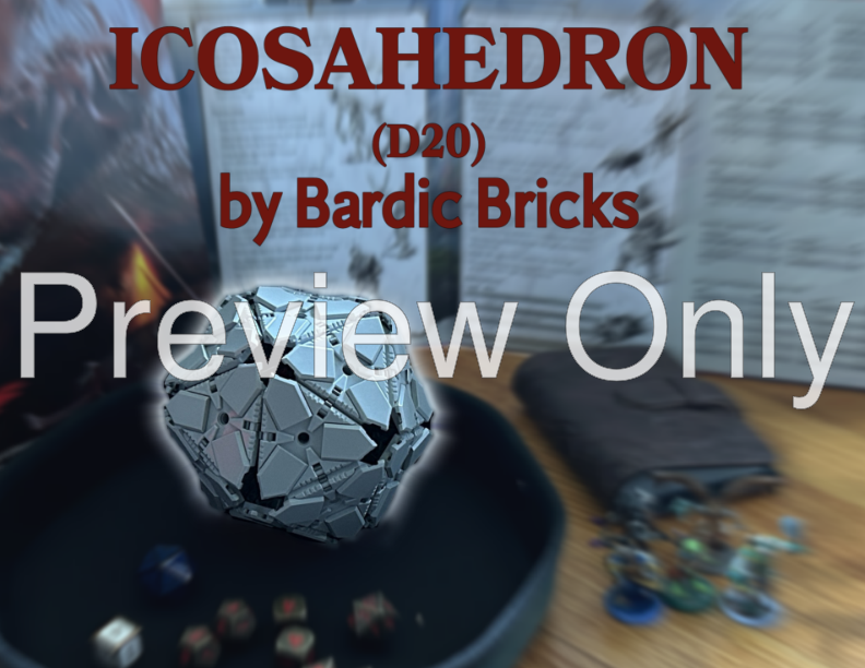 LEGO MOC D20 - Icosahedron - 20 Sided Die by BardicBricks | Rebrickable ...