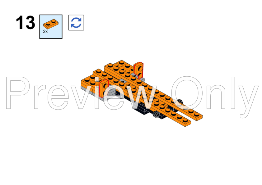 LEGO MOC Tractor Puller and the Sledge by JBolink | Rebrickable - Build ...